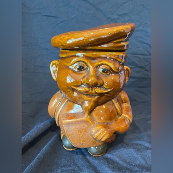 Accents | Vintage Chef Treacle Glazed Biscuit Barrel Cookie Jar | Poshmark